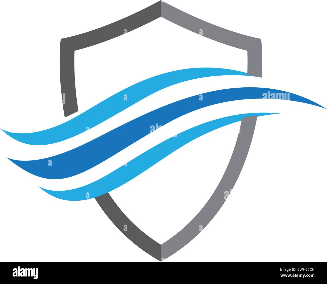 Shield template emblem blank hi-res stock photography and images - Alamy
