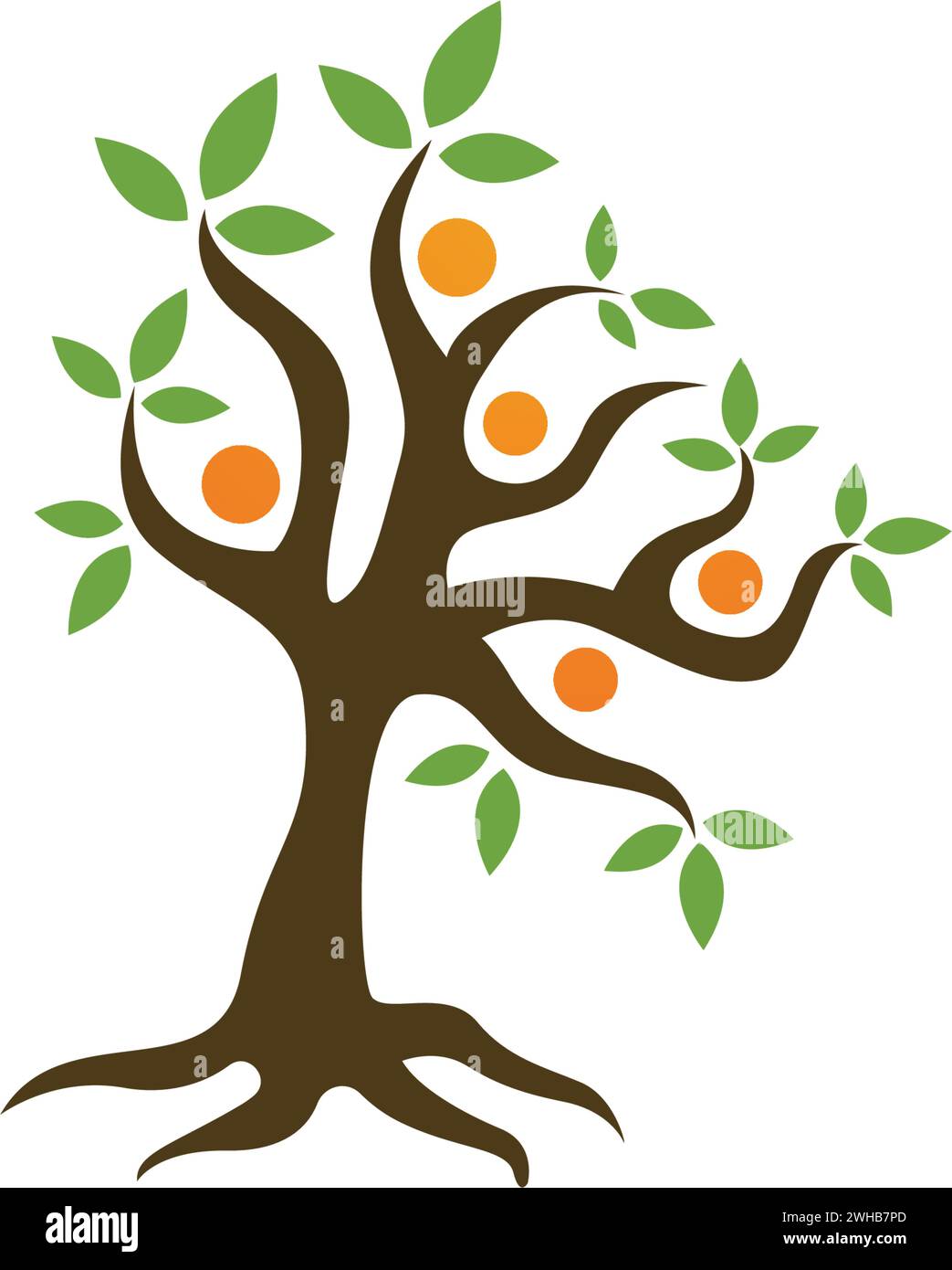family tree logo template vector illustration Stock Vector Image & Art ...