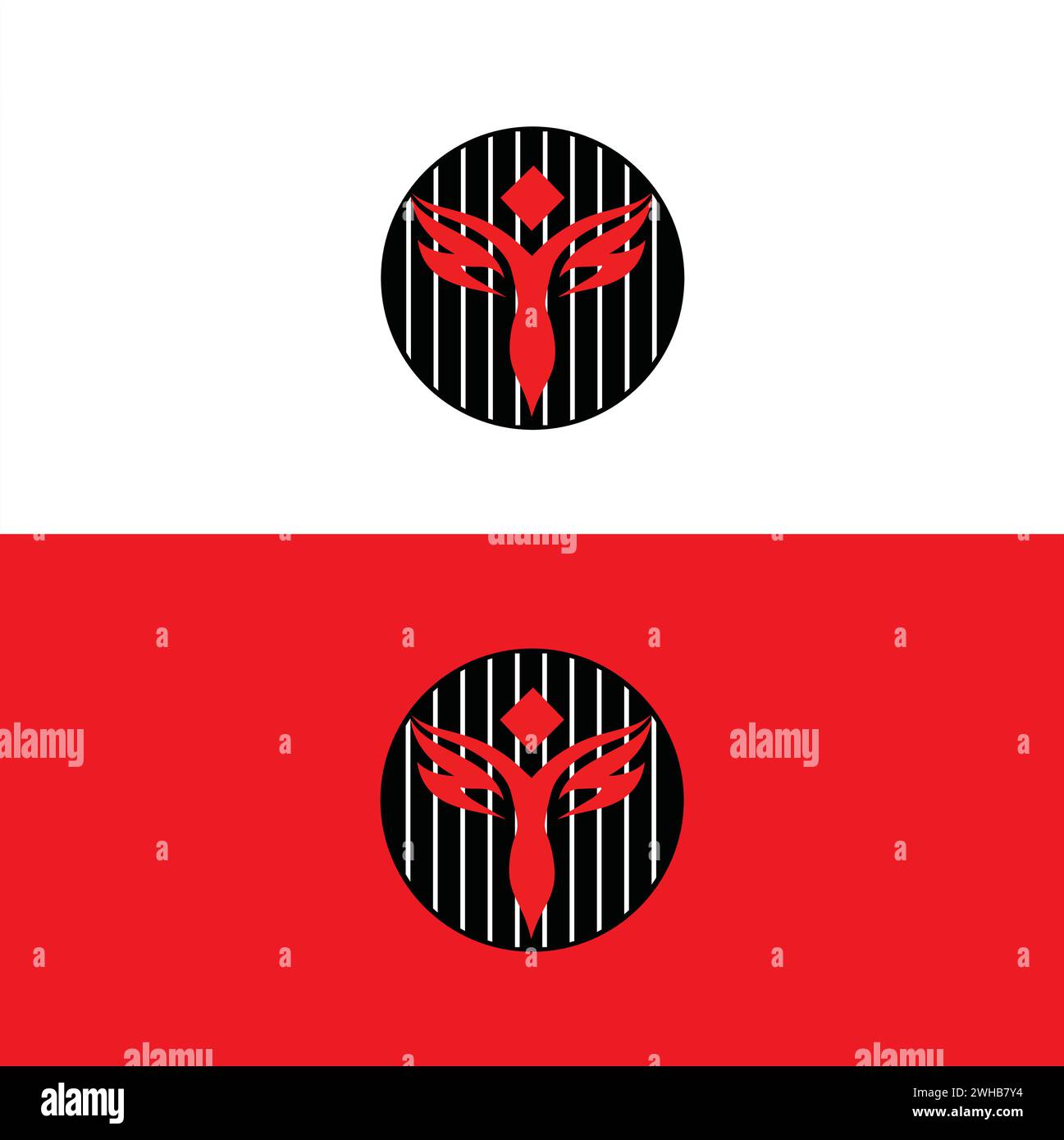 Angle vector logo. Wings symble logo Stock Vector Image & Art - Alamy