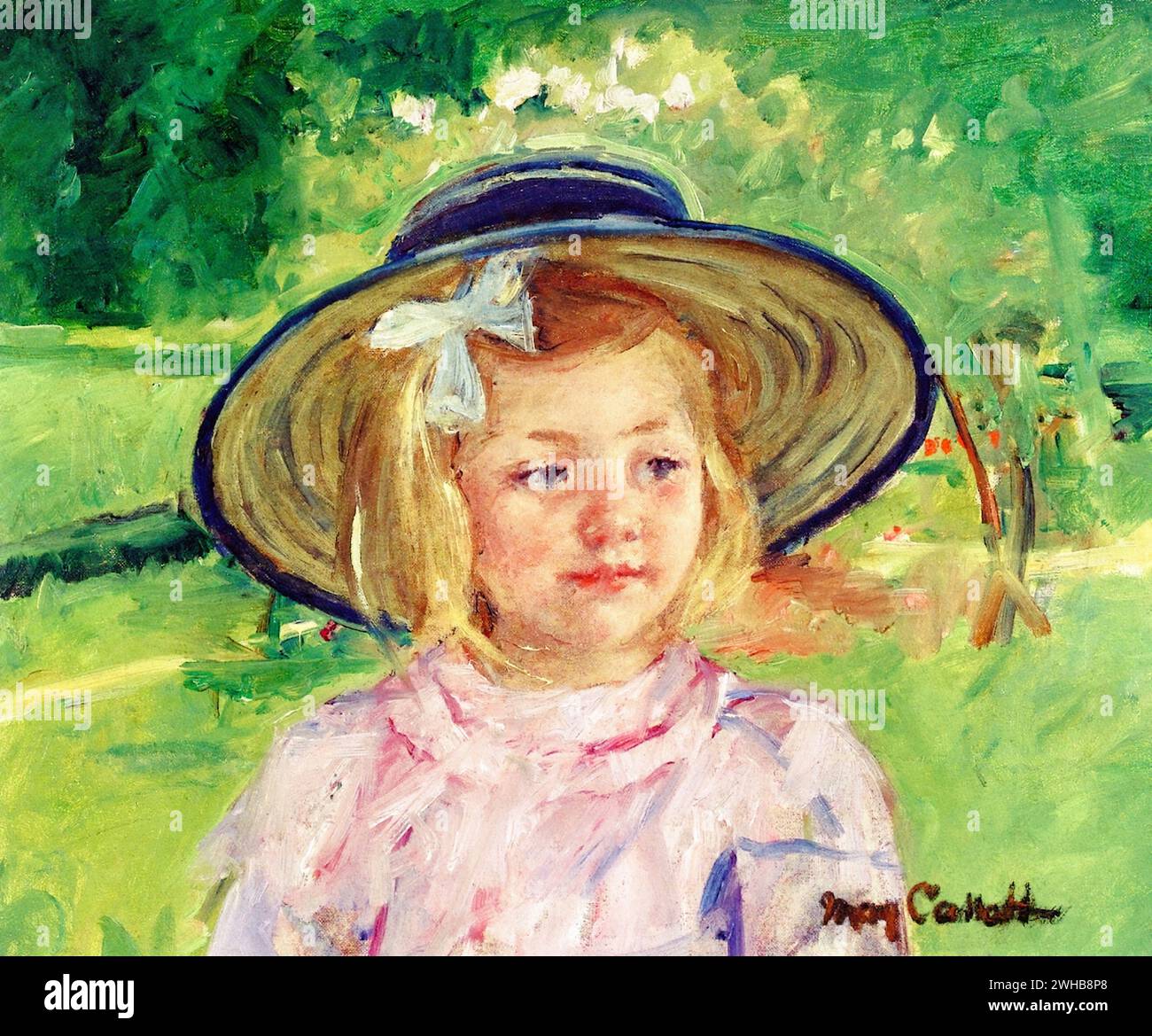 Petite fille avec un chapeau hi-res stock photography and images - Alamy
