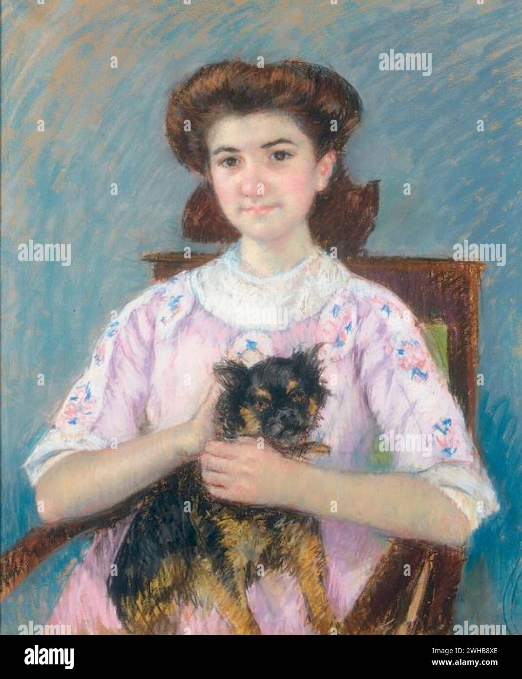 Mary Cassatt - Portrait de Marie-Louise Durand-Ruel Stock Photo - Alamy