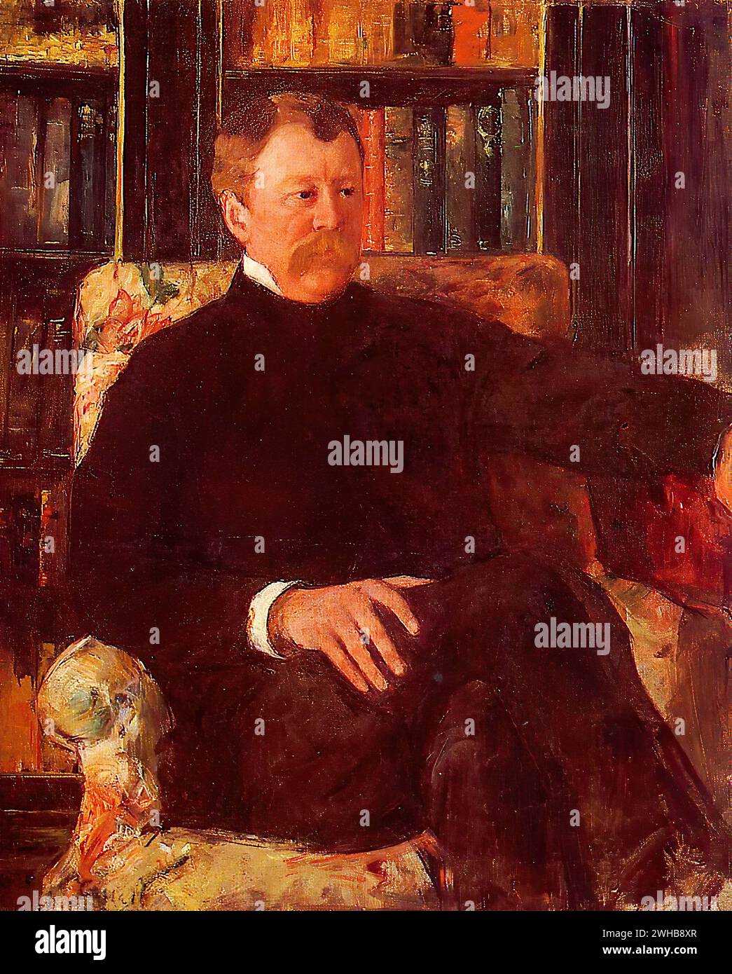 Mary Cassatt - Portrait de monsieur Alexander Cassatt Stock Photo - Alamy