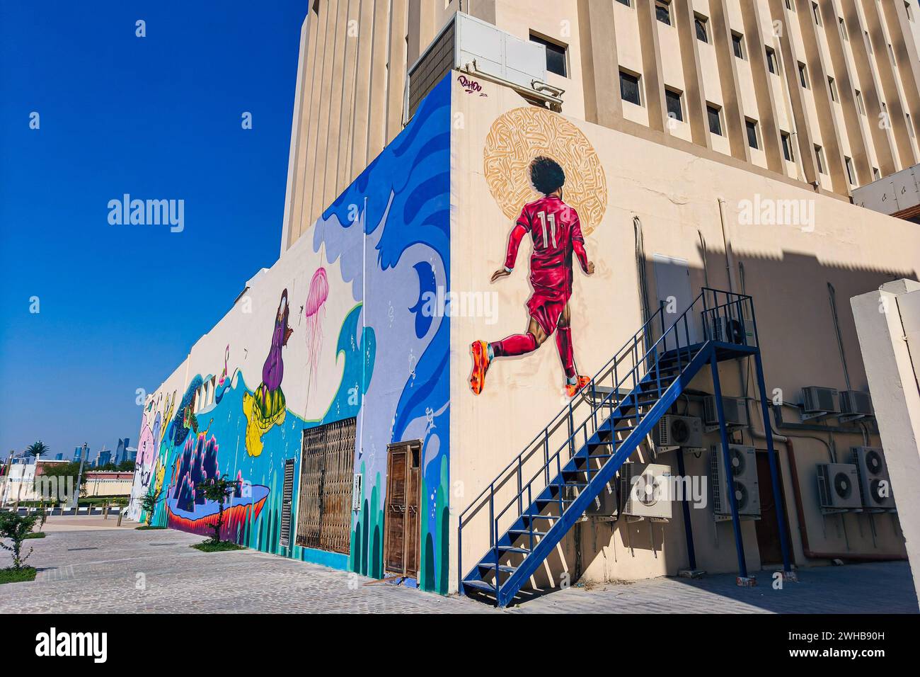 Football mural brazil hi-res stock photography and images - Alamy