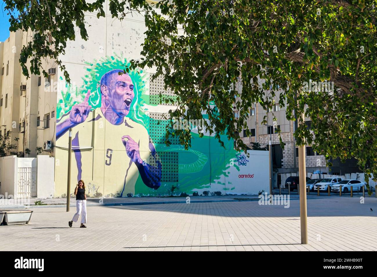Football mural brazil hi-res stock photography and images - Alamy