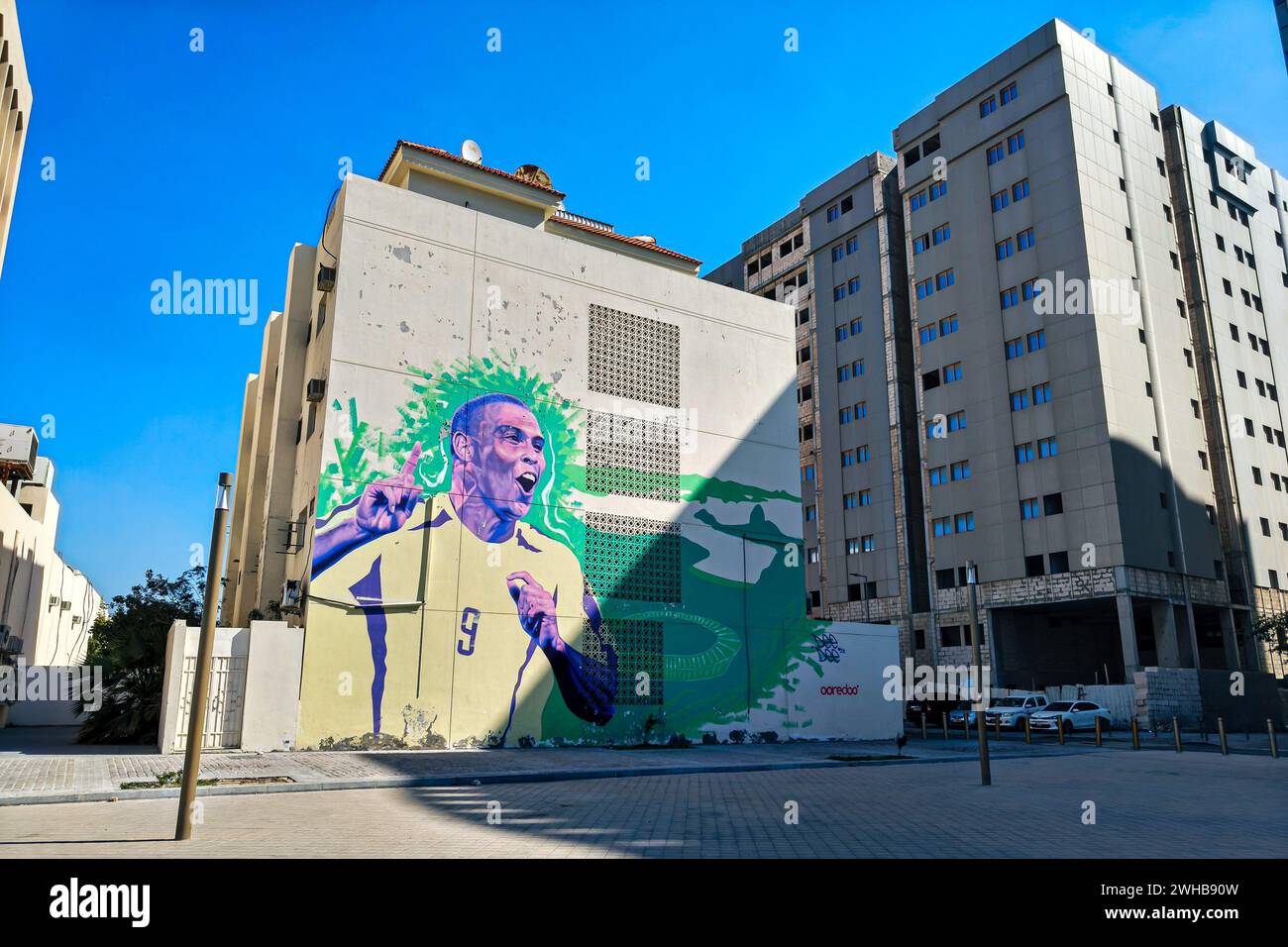 Football mural brazil hi-res stock photography and images - Alamy