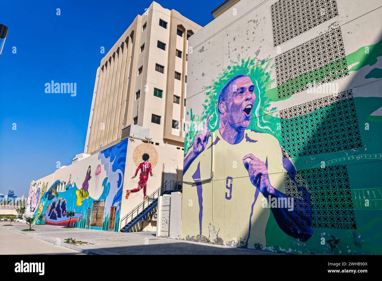 Football mural brazil hi-res stock photography and images - Alamy