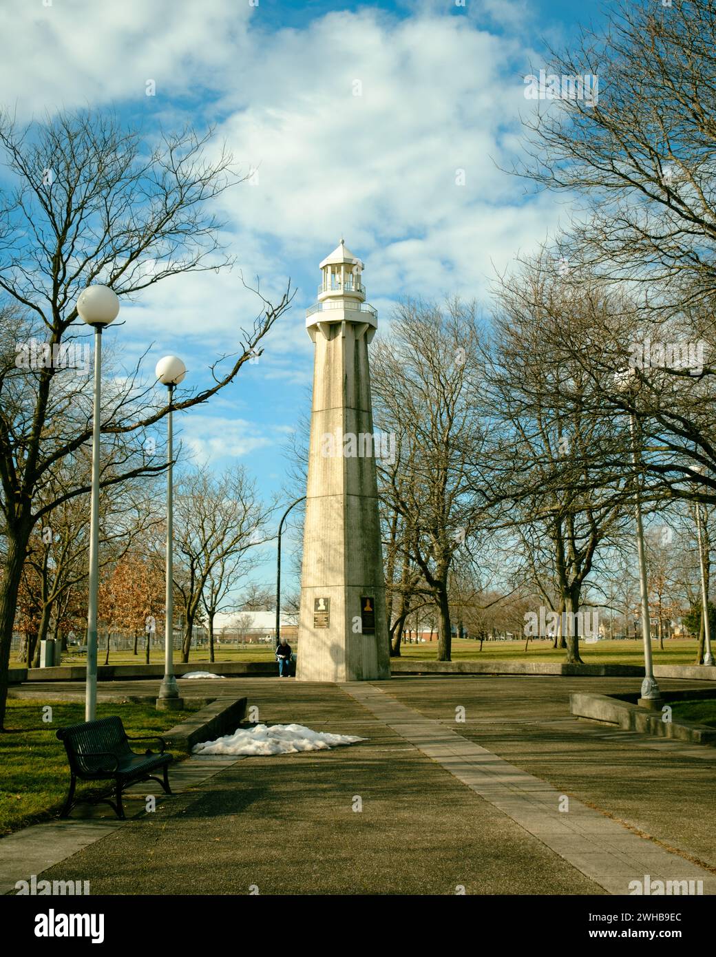 Monument at Riverside Park, Buffalo, New York Stock Photo - Alamy