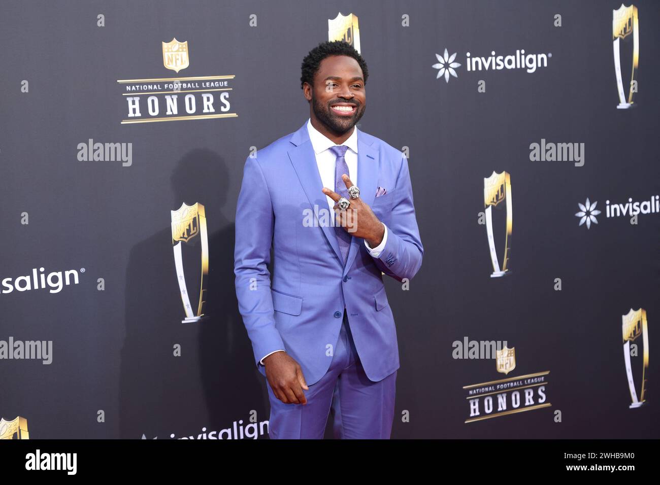 Las Vegas, United States. 08th Feb, 2024. Torrey Smith arrives on the ...