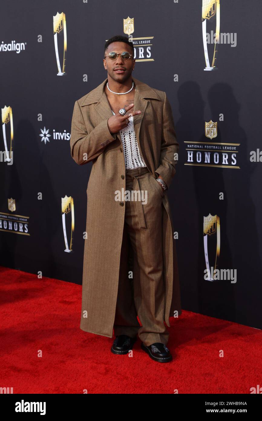 Las Vegas, United States. 08th Feb, 2024. Rodney McLeod arrives on the ...