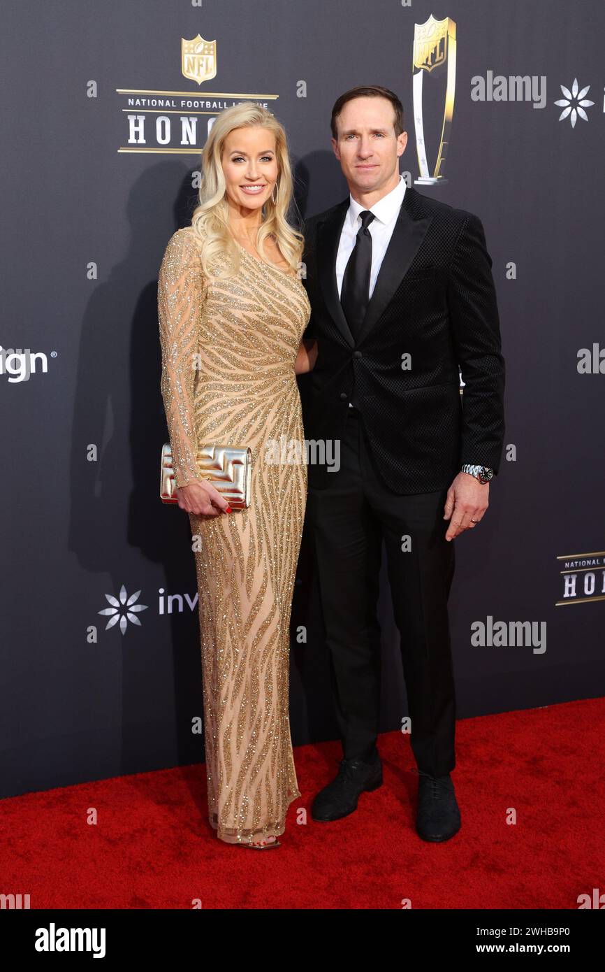 Las Vegas, United States. 08th Feb, 2024. Brittany Brees and Drew Brees ...