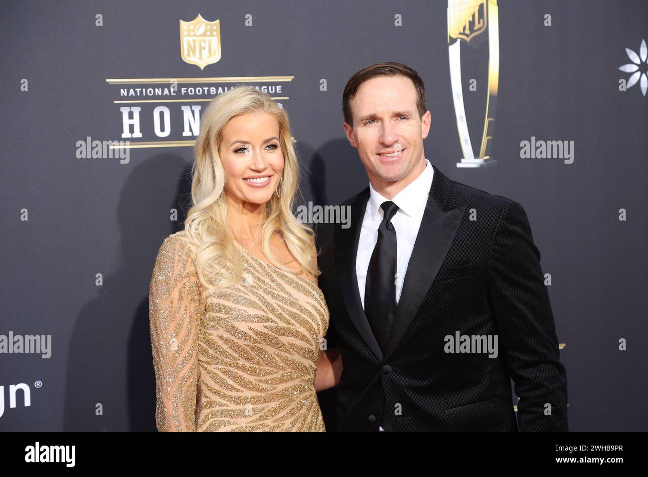 Las Vegas, United States. 08th Feb, 2024. Brittany Brees and Drew Brees ...