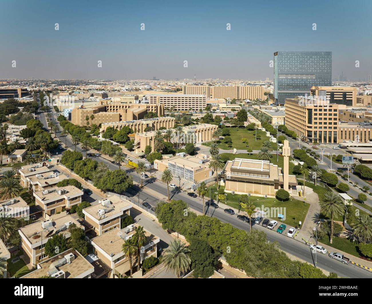 An aerial view of a city Riyadh Stock Photo - Alamy