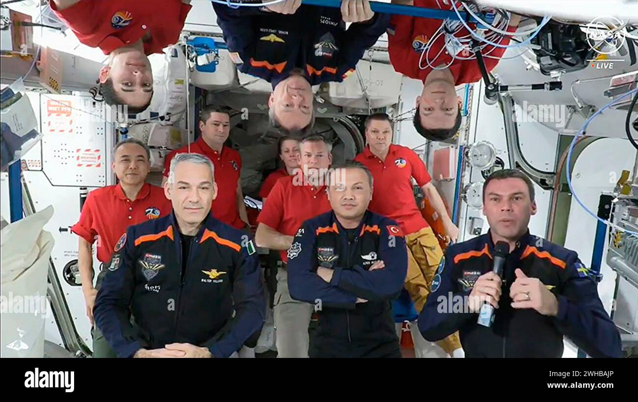 In this image from video provided by NASA, the 11 International Space ...