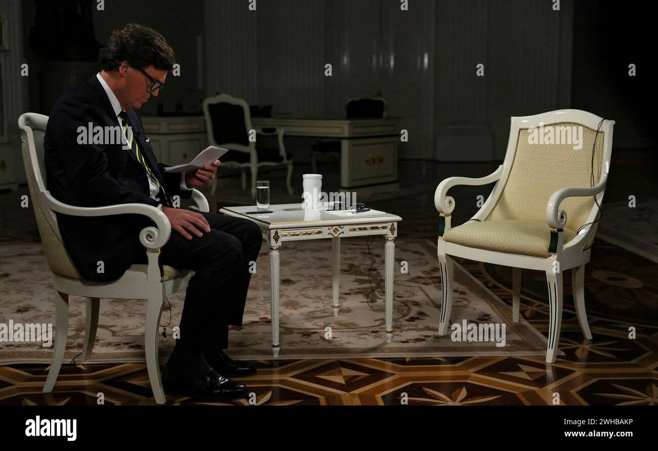 Moscow, Russia. 09th Feb, 2024. Conservative television personality ...