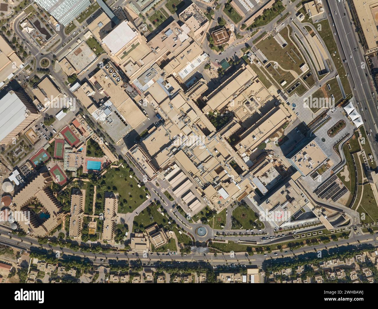 An aerial view of a city Riyadh Stock Photo - Alamy