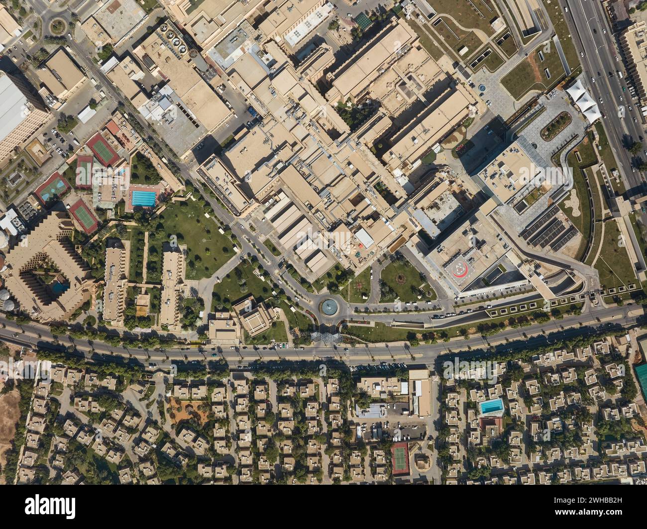 An aerial view of a city Riyadh Stock Photo - Alamy