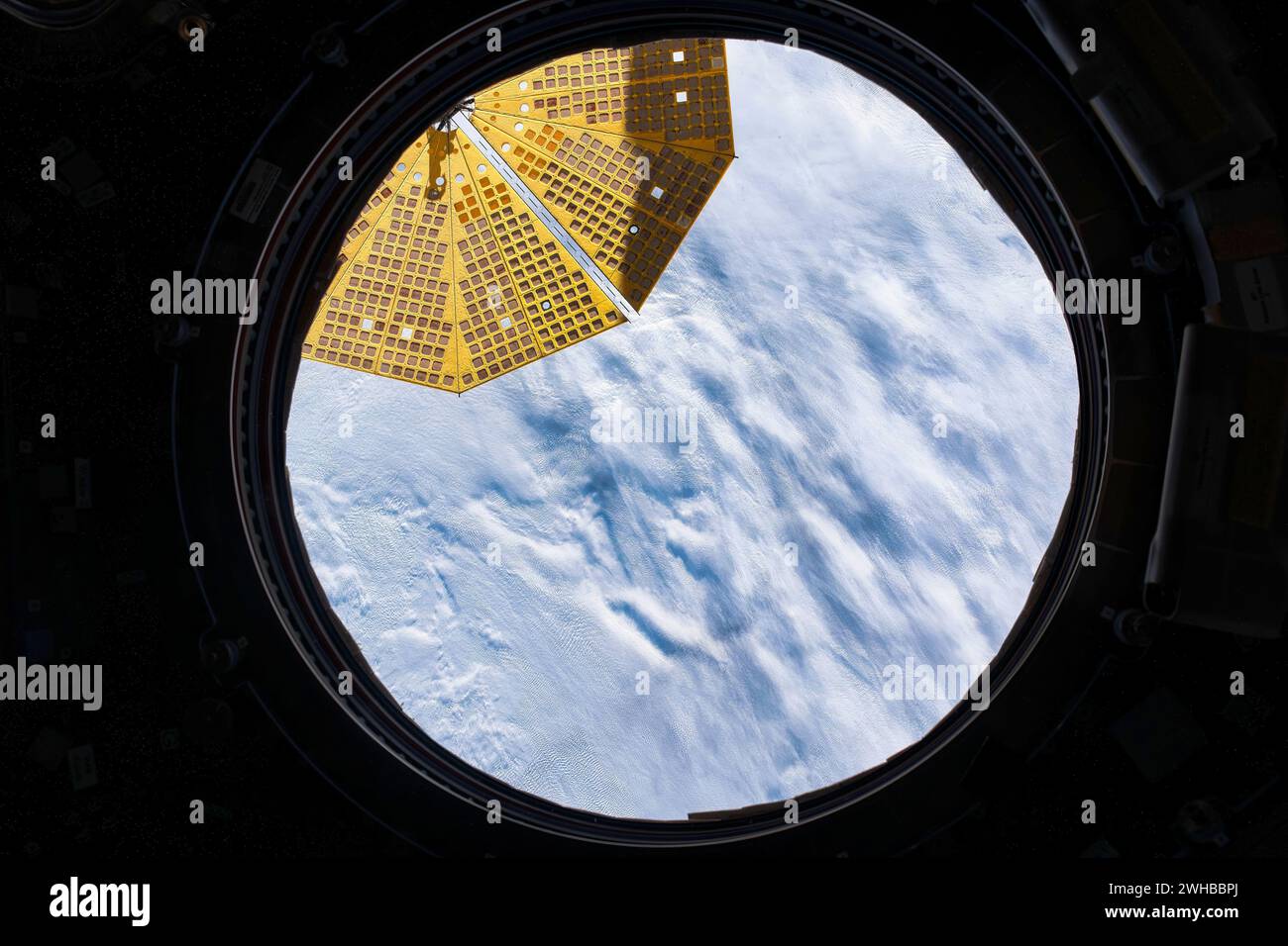 View of planet Earth from the cupola of the ISS Stock Photo - Alamy