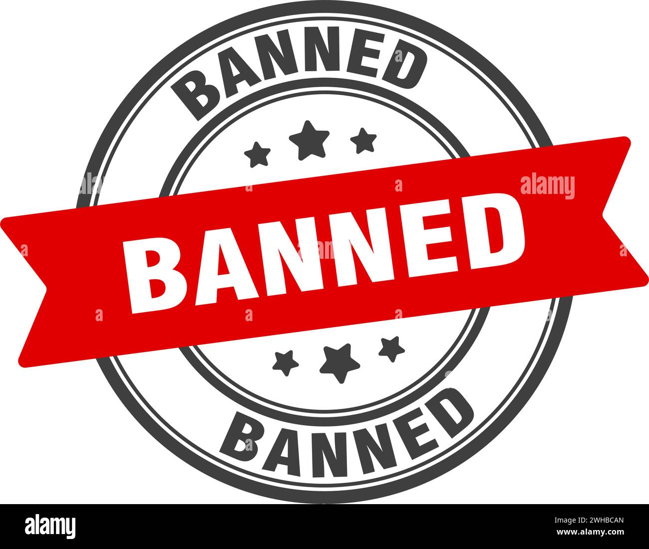 Banned stamp png Cut Out Stock Images & Pictures - Alamy
