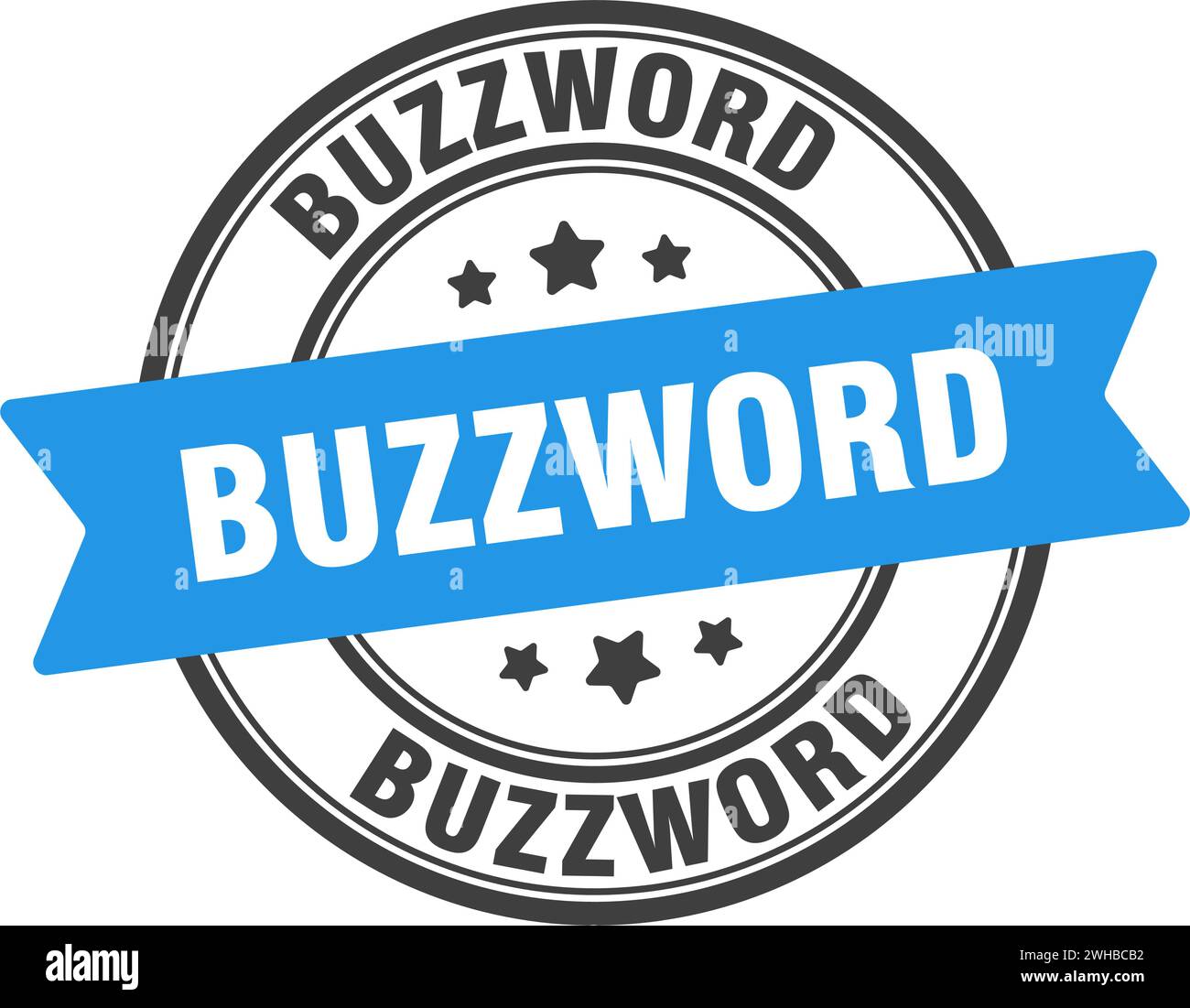 buzzword stamp. buzzword round sign. label on transparent background ...