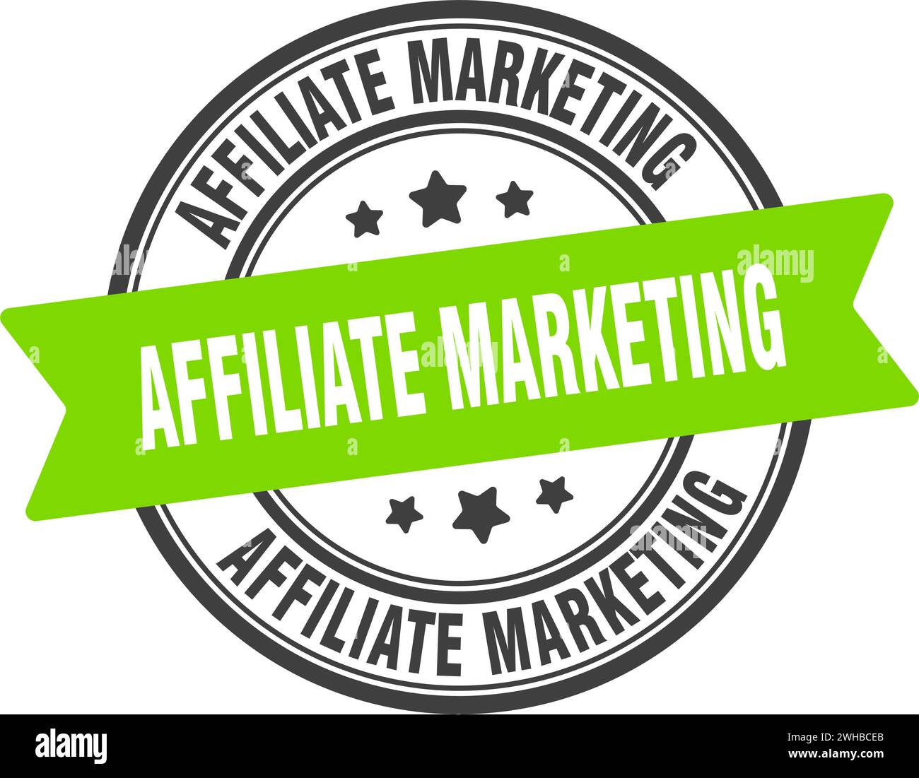 affiliate marketing stamp. affiliate marketing round sign. label on ...