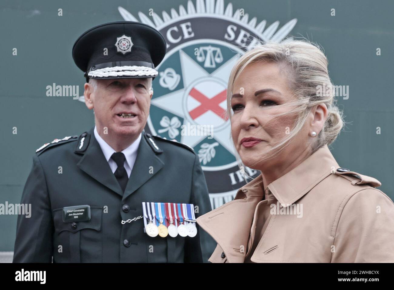 Chief Constable Jon Boutcher and Northern Ireland First Minister ...