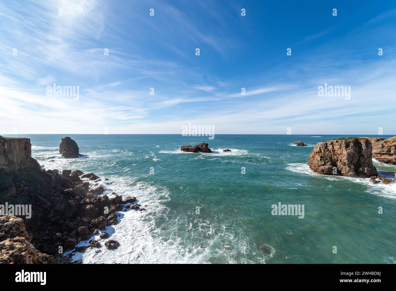 Beautiful ocean view in alentejo portugal hi-res stock photography and ...