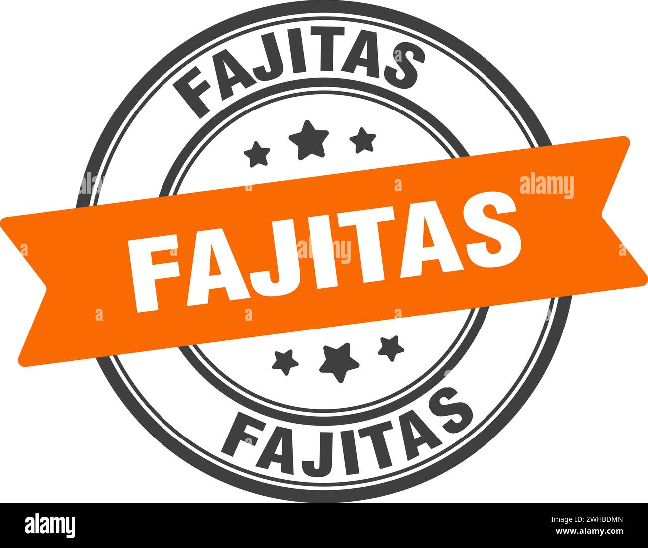 fajitas stamp. fajitas round sign. label on transparent background ...