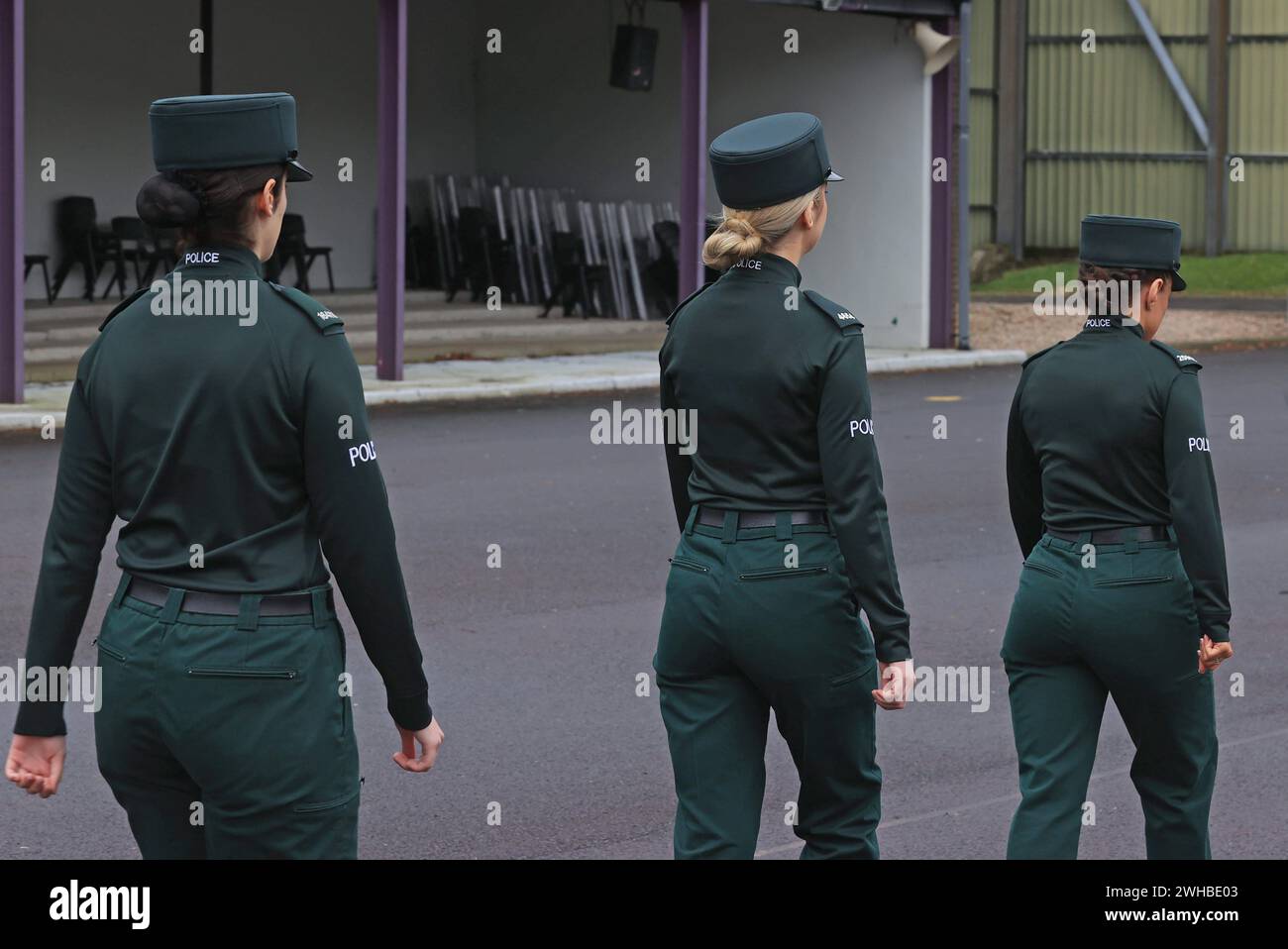 PSNI graduates during a PSNI graduation ceremony at the PSNI College ...