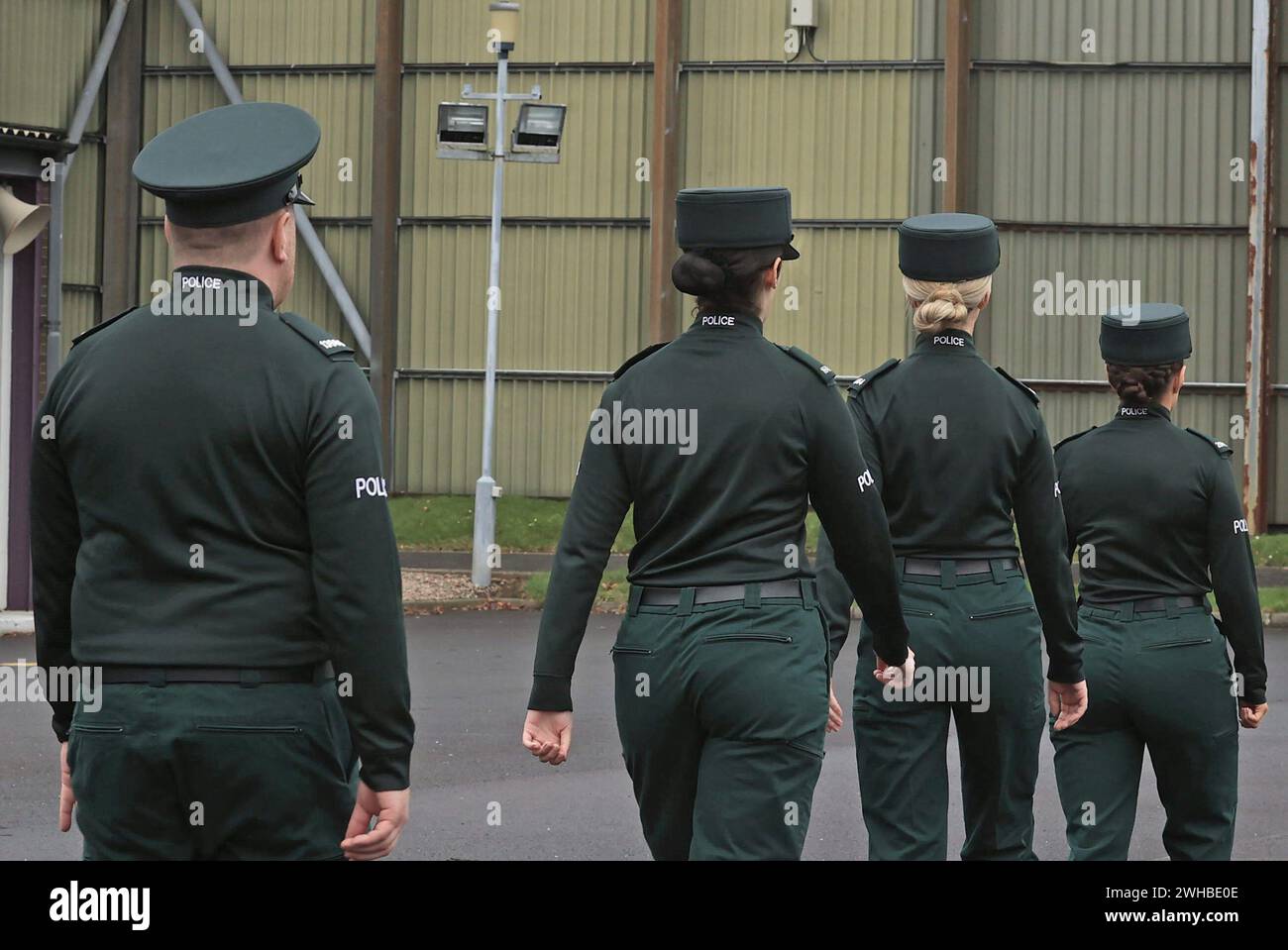 PSNI graduates during a PSNI graduation ceremony at the PSNI College ...