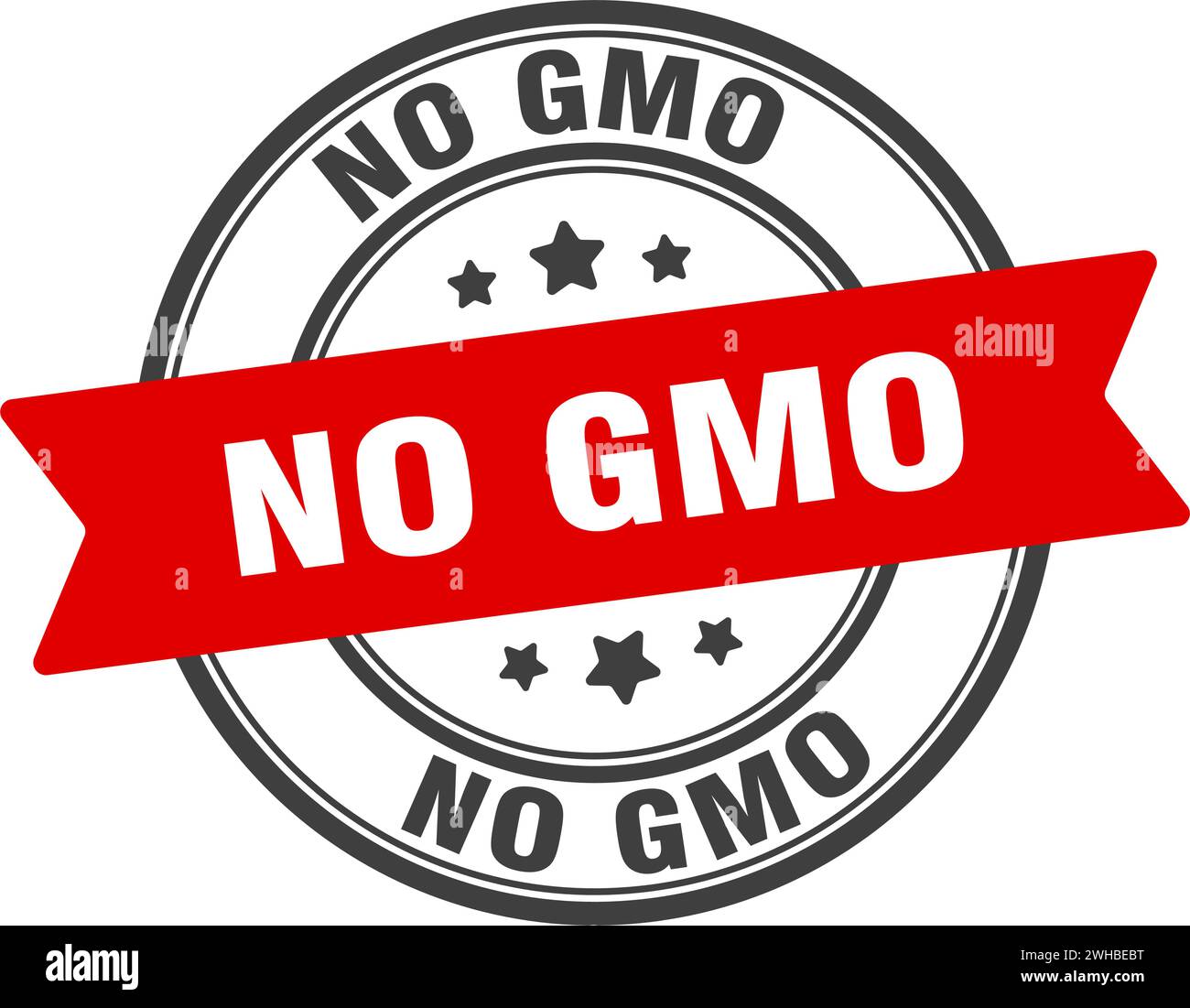 no gmo stamp. no gmo round sign. label on transparent background Stock Vector Image & Art - Alamy
