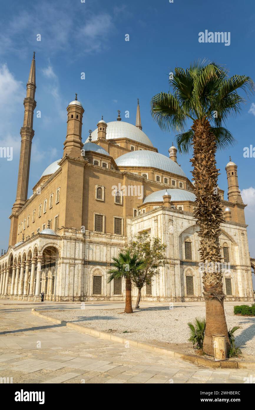 Outside view of Mohammed Ali (or Muhammad Ali) mosque in the Saladin ...