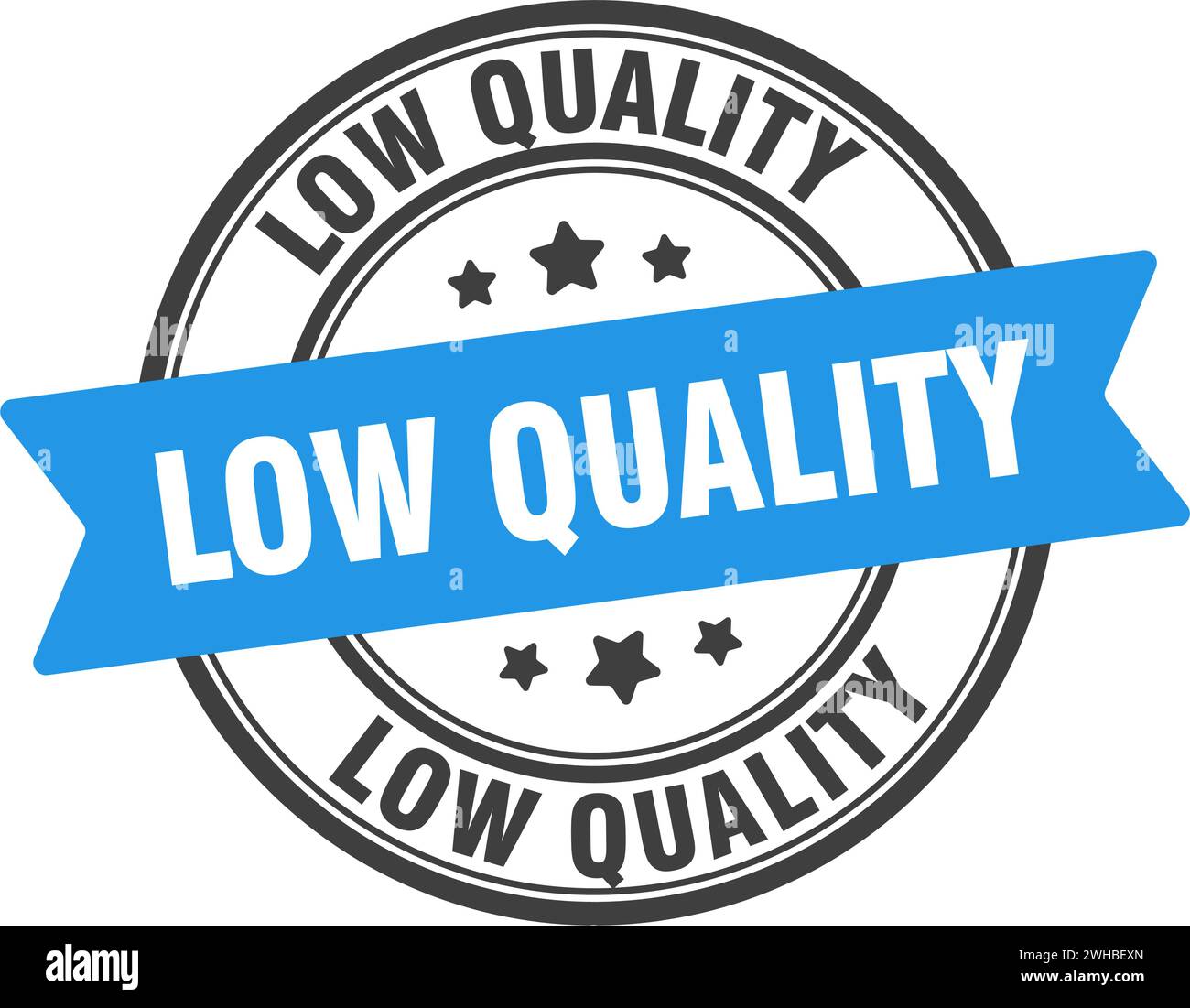 low quality stamp. low quality round sign. label on transparent ...