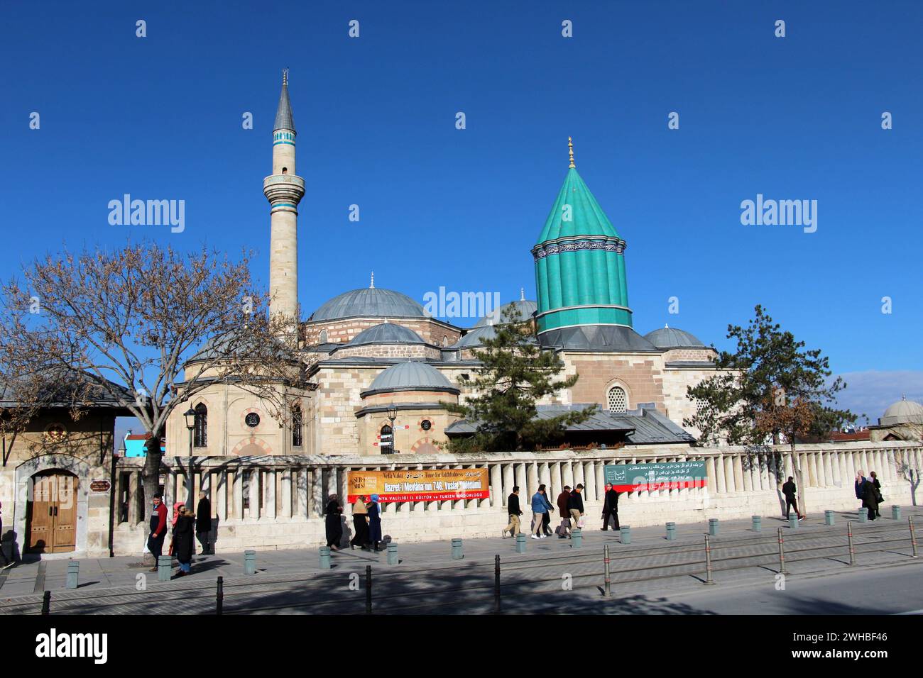 Mevlana Museum is located in Konya. Mevlana Celaleddin Rumi is a sufi ...