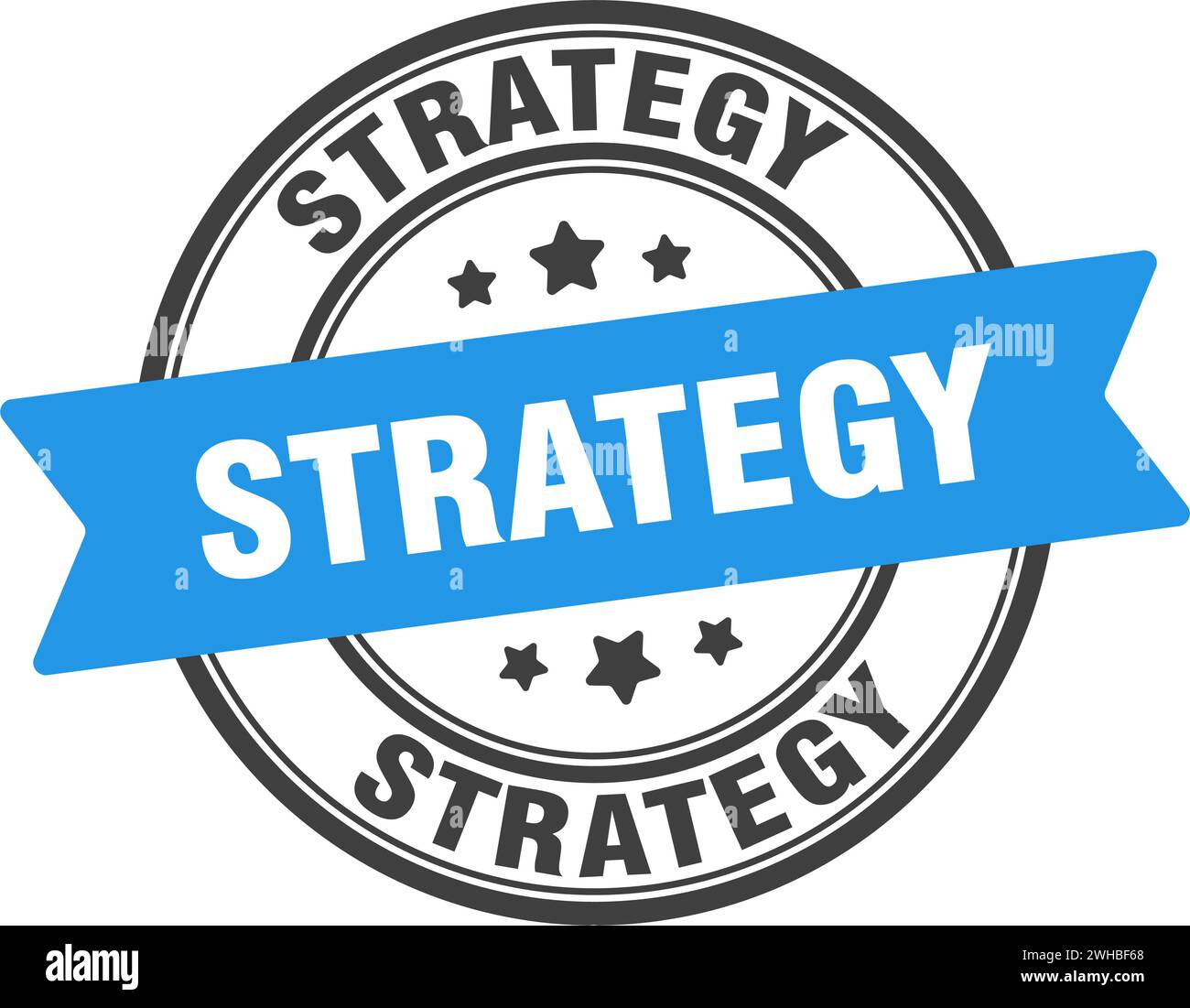 strategy stamp. strategy round sign. label on transparent background ...