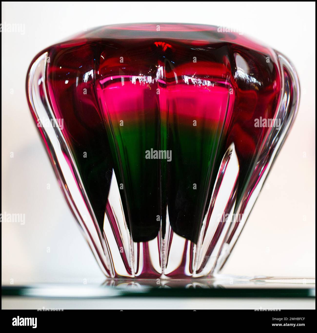 Glass blowing in the National Glass Museum in Leerdam - Holland ...
