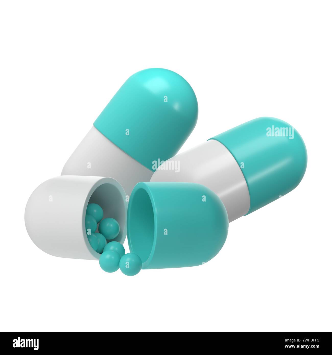 3d render capsule pills drugs medicine healthcare pharmacy icon logo ...
