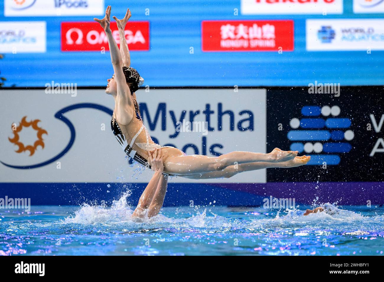 Doha, Qatar. 09th Feb, 2024. Team Japan compete in the artistic ...