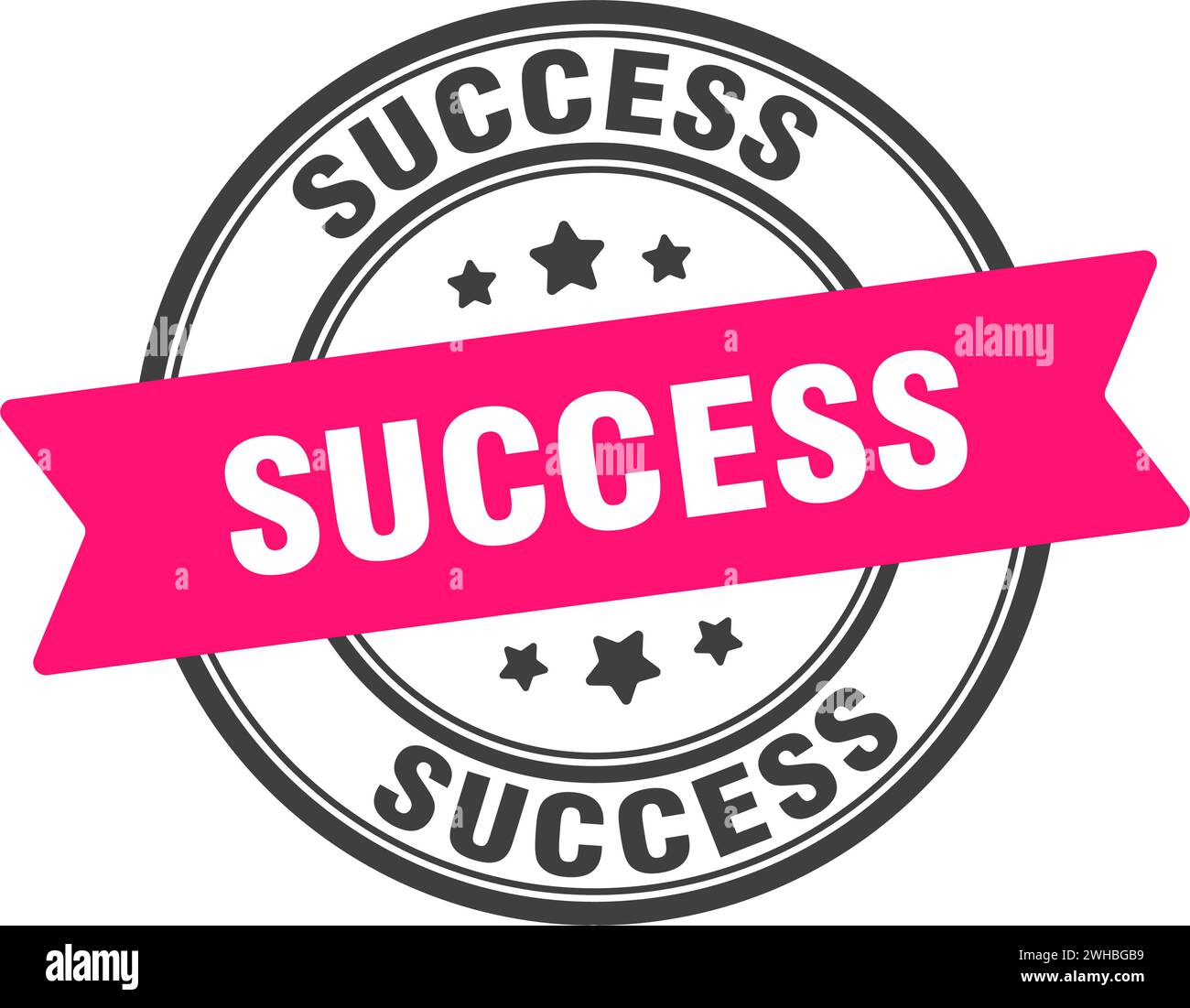 success stamp. success round sign. label on transparent background ...