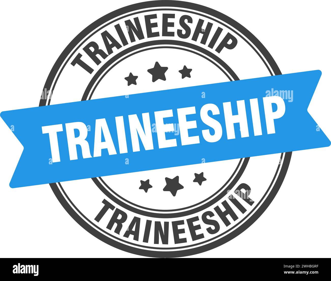 traineeship stamp. traineeship round sign. label on transparent background Stock Vector Image ...