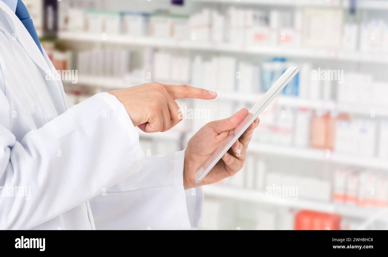 Unrecognizable male pharmaceutical business hi-res stock photography ...