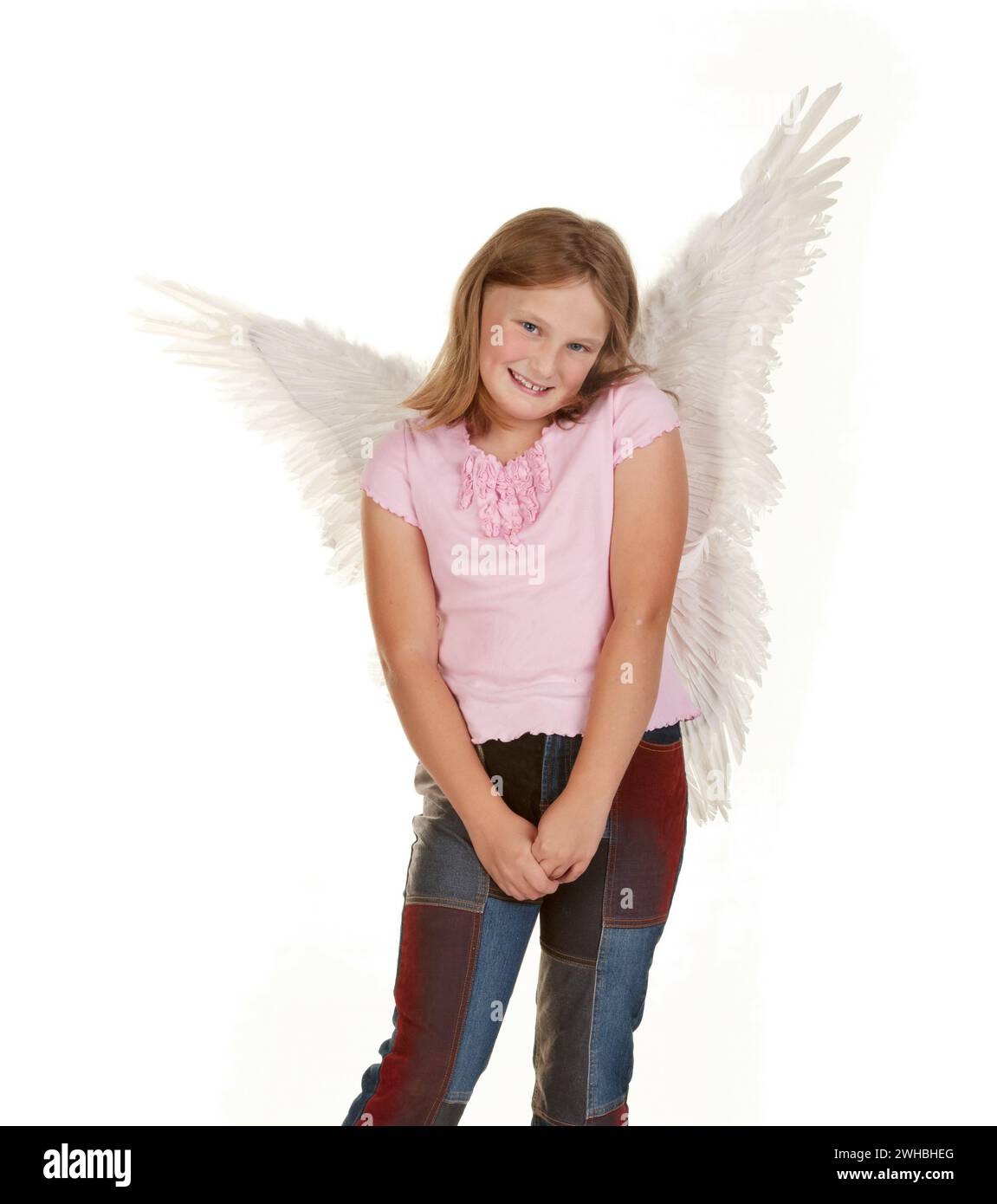 Sweet angel fairy girl Stock Photo - Alamy