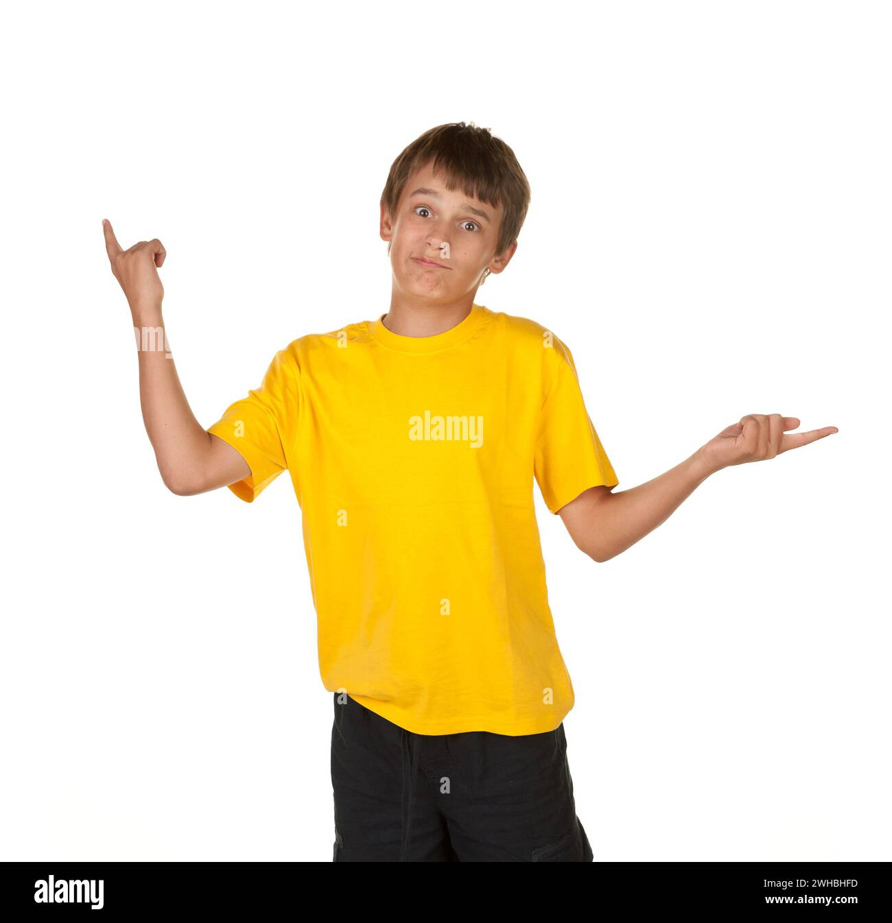 Boy pointing at boy hi-res stock photography and images - Alamy