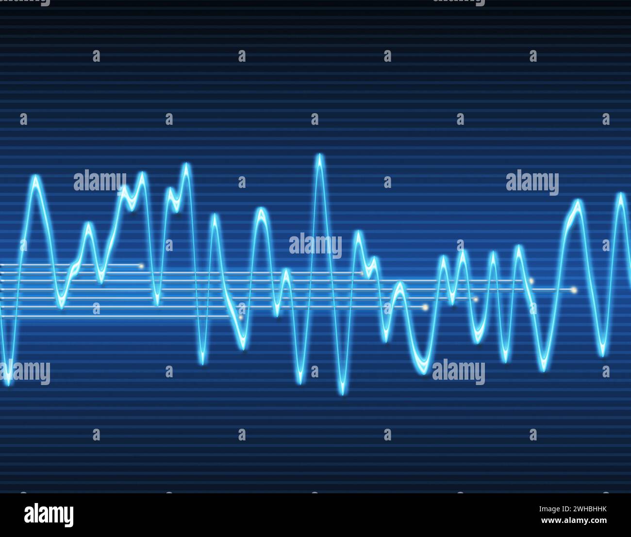 Electronic sine sound wave Stock Photo - Alamy