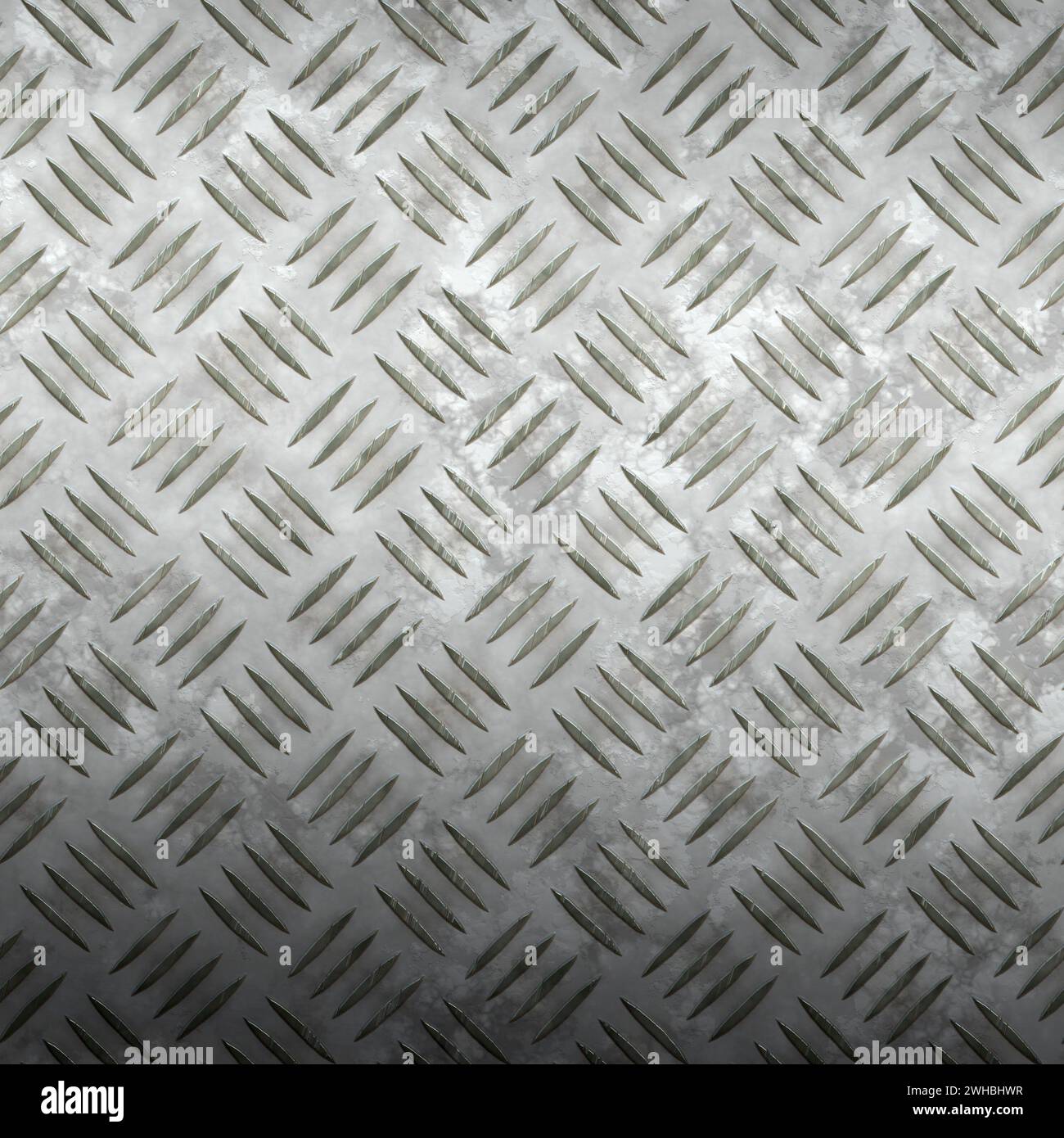 image of old worn iron tread plate Stock Photo - Alamy