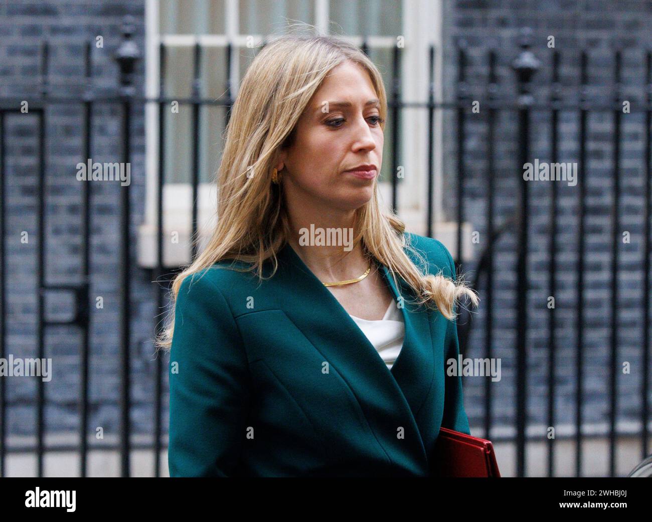 Laura Trott, Chief Secretary to the Treasury, in Downing Street for a ...