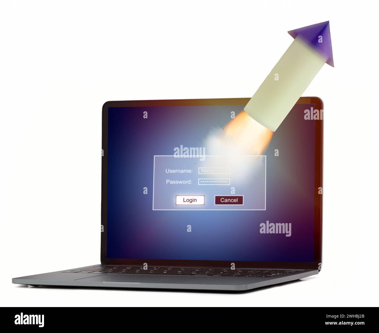 Start up project concept Cut Out Stock Images & Pictures - Alamy