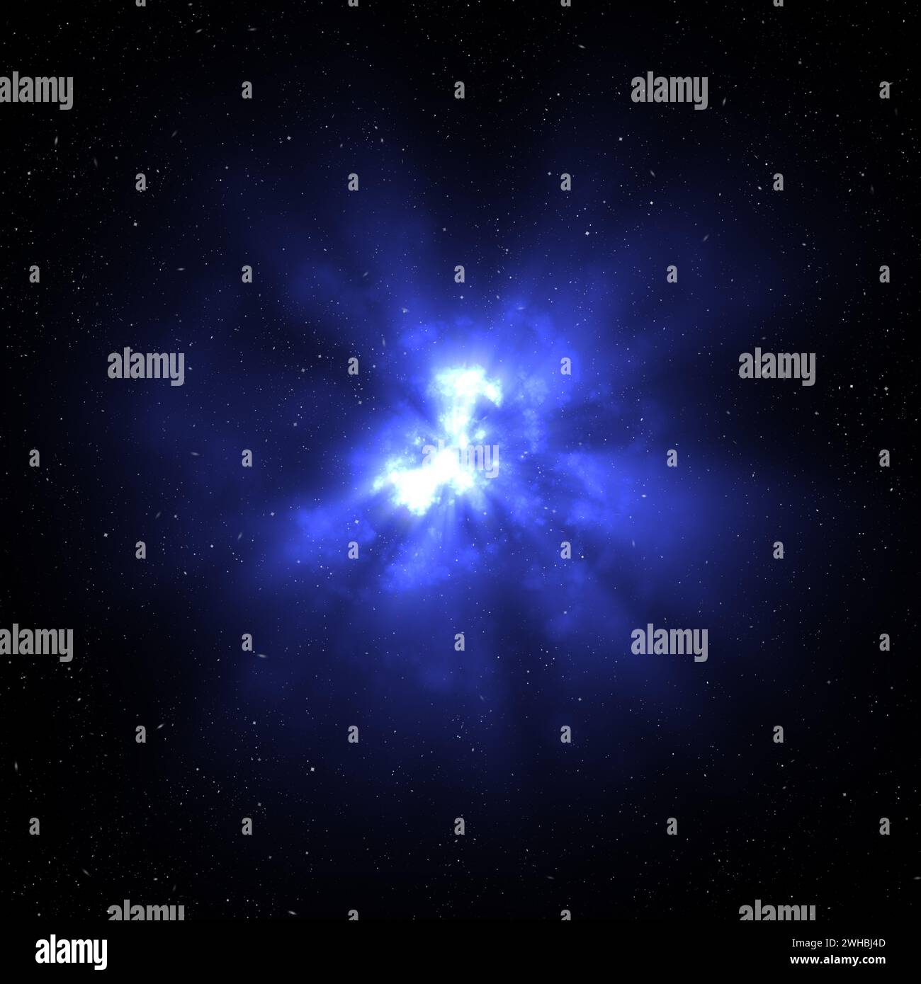 Exploding star in space hi-res stock photography and images - Alamy