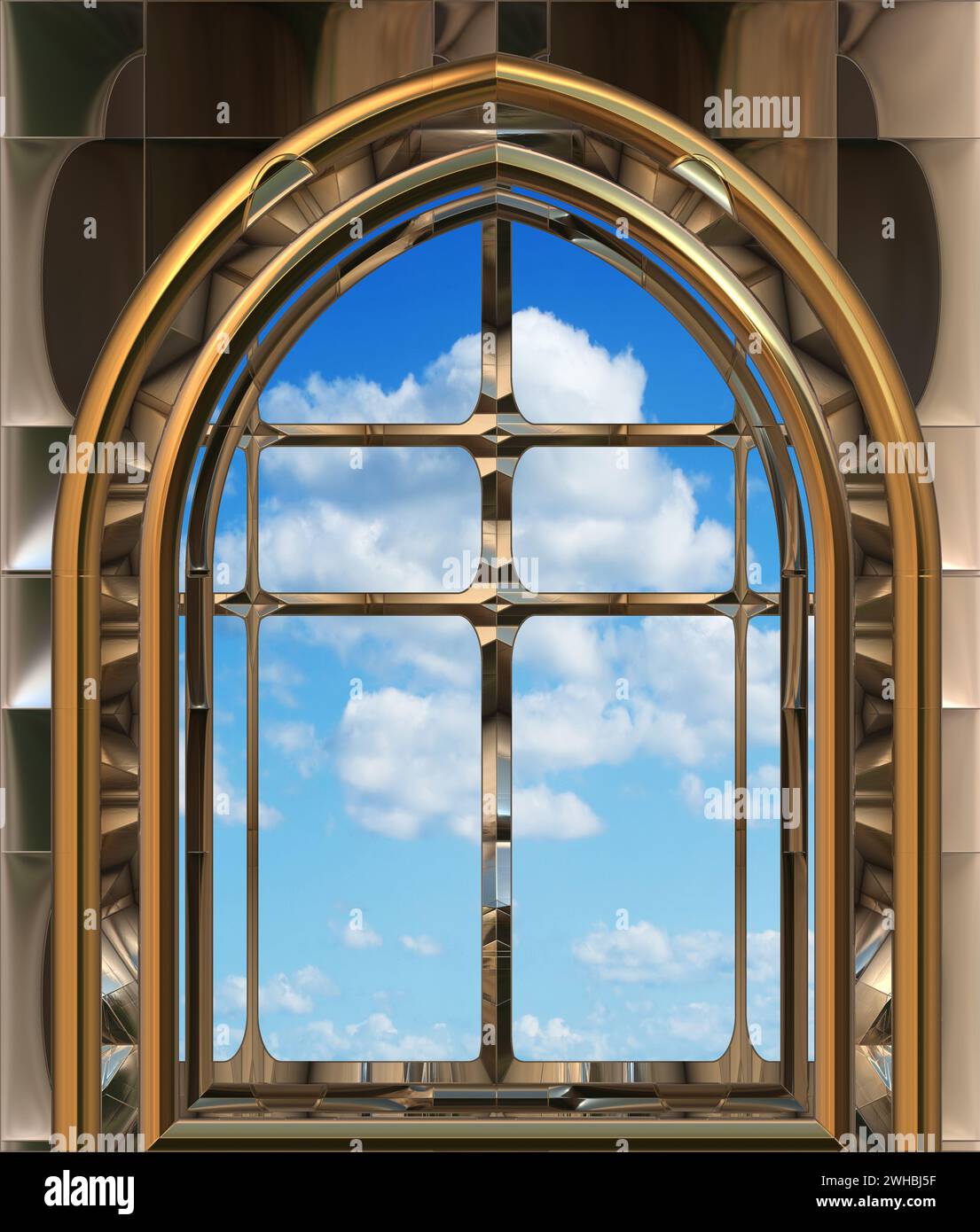 Window of blue sky hi-res stock photography and images - Alamy