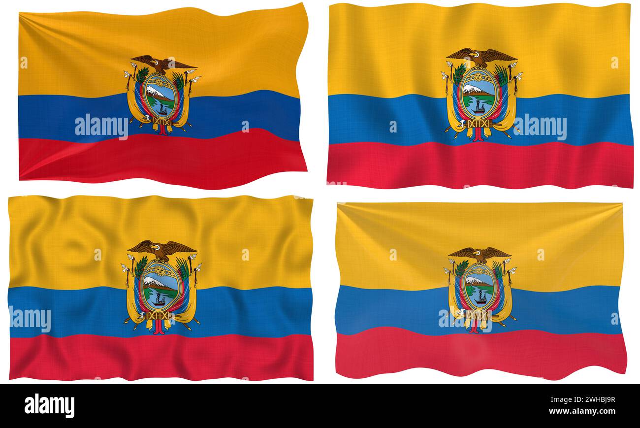 Flag of Ecuador Stock Photo - Alamy