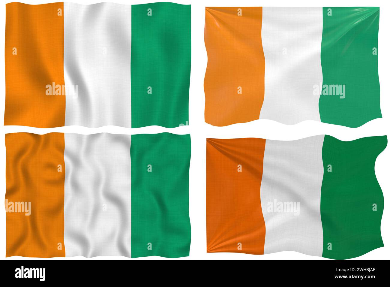 Flag of Cote d'Ivoire Stock Photo - Alamy